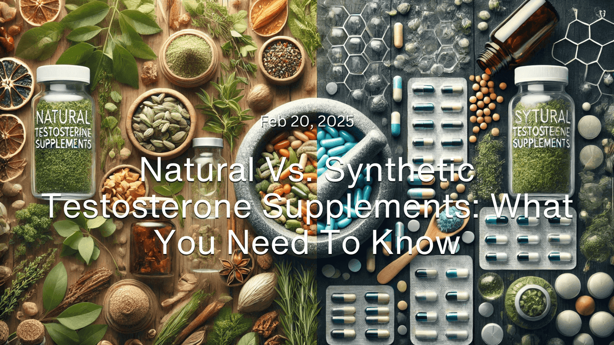 Natural vs. Synthetic Testosterone: Boosters, Treatment & More ...