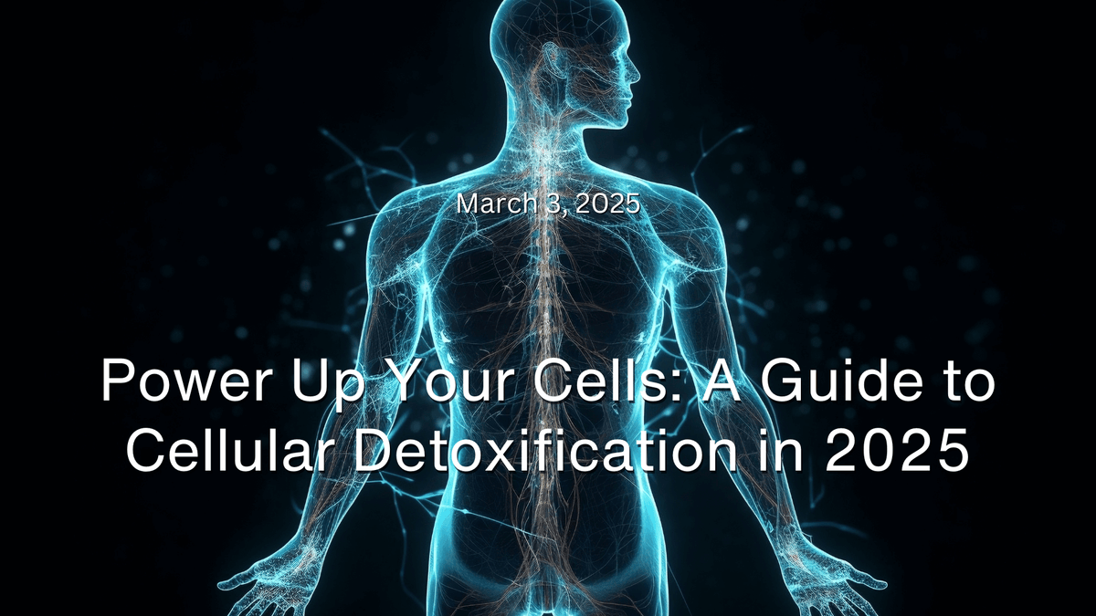 Power Up Your Cells: A Guide to Cellular Detoxification in 2025 ...