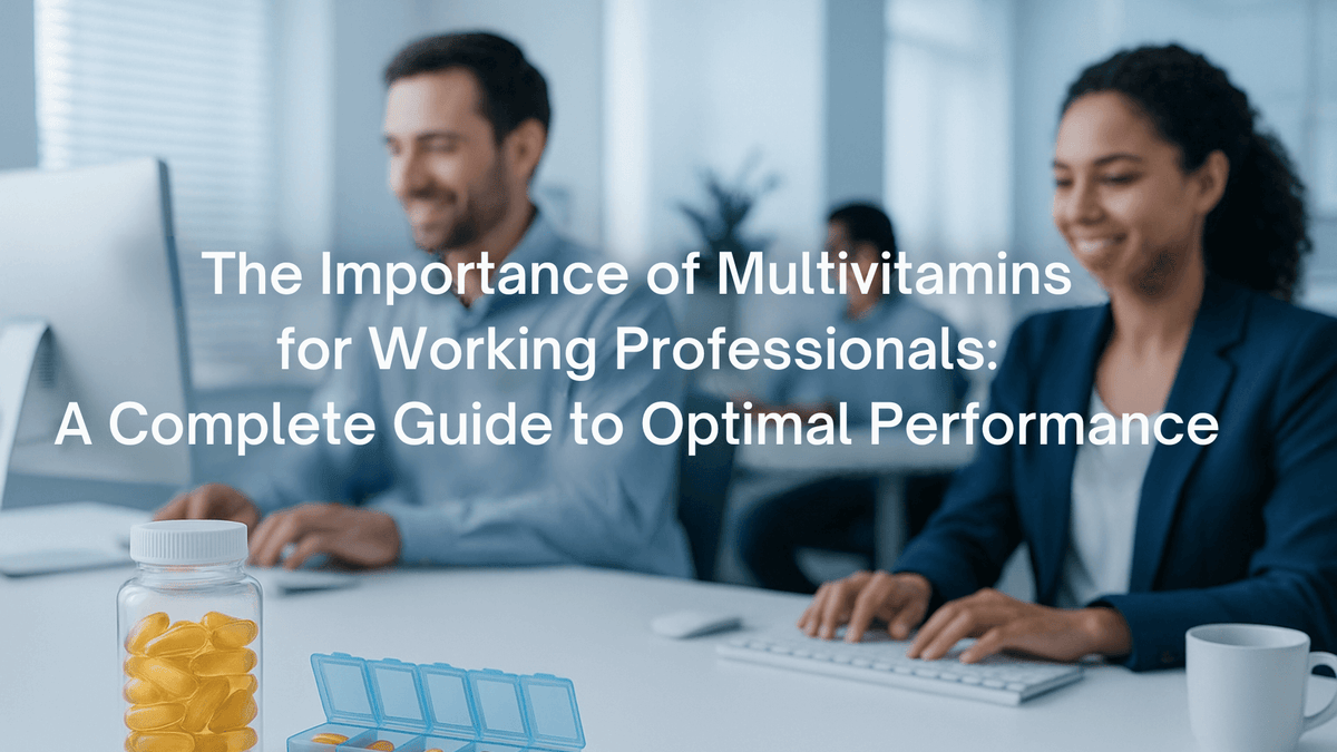 Importance of Multivitamins for Working Professionals: A Complete Guide ...