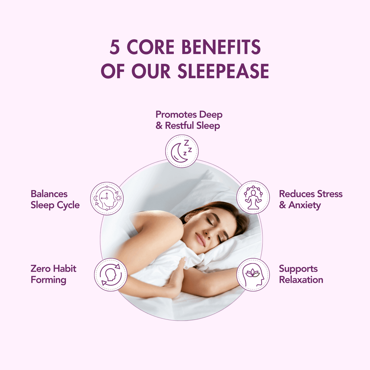 SleepEase Sleep Aid with Melatonin for Restful Nights – WishNew Wellness